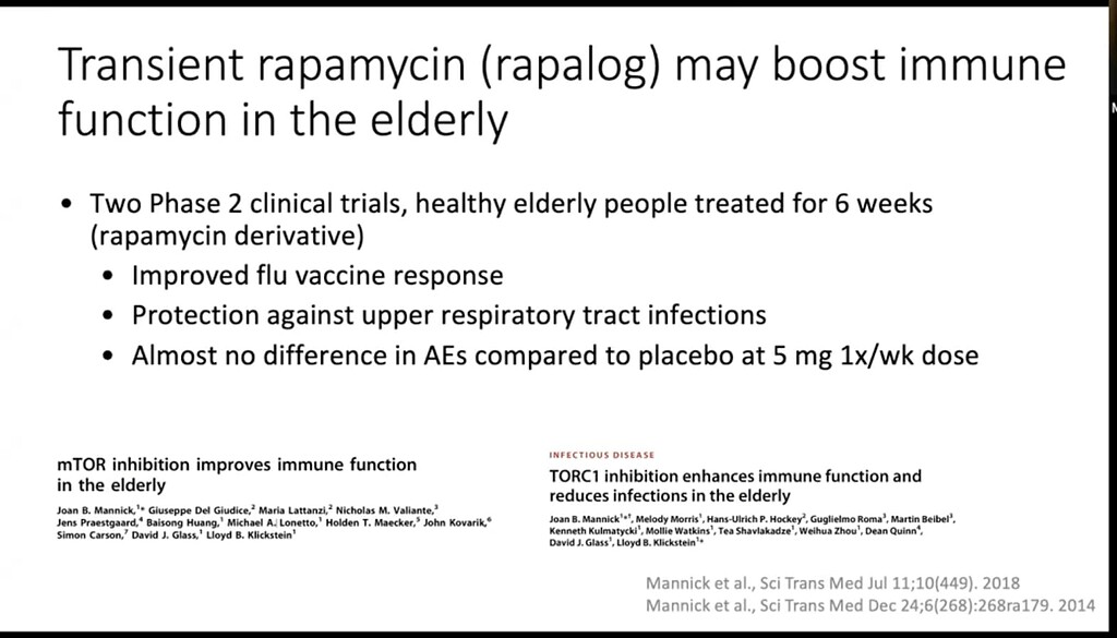 New Rapamycin Results in Healthy Humans for Longevity Purposes - New ...