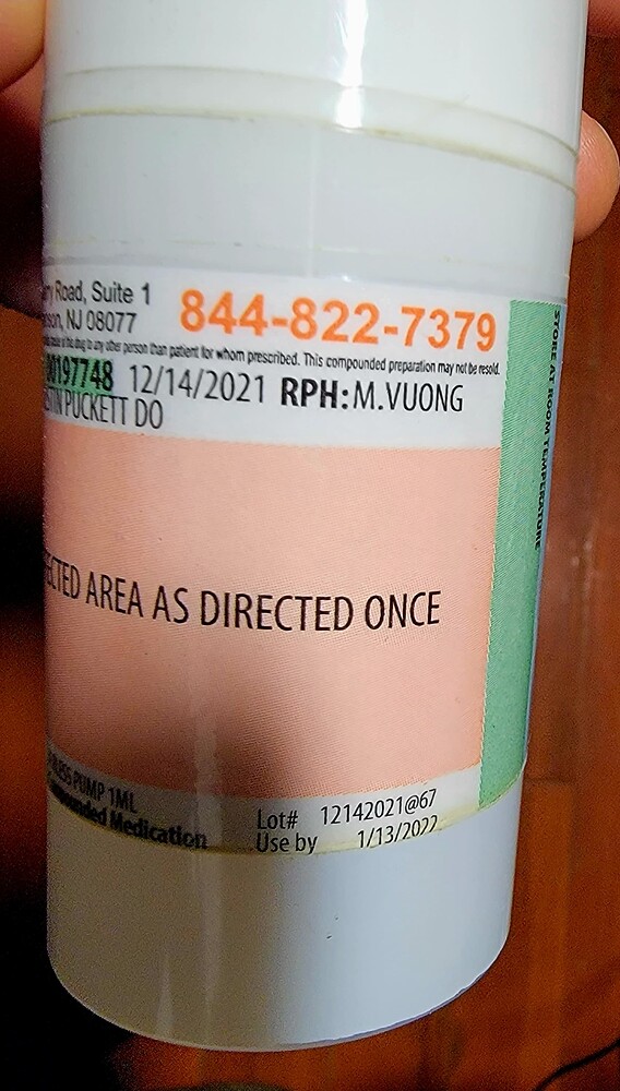 Rapamycin Skin Cream - US Pharmacy that is Selling it (prescription ...